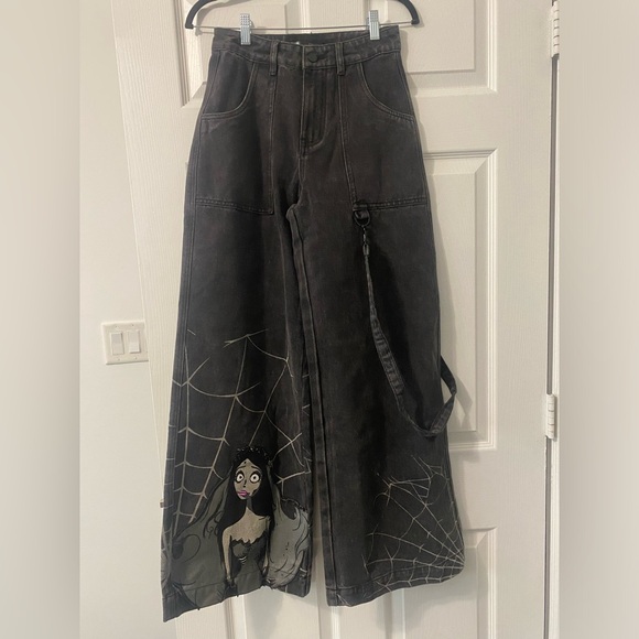 Dolls Kill | Pants & Jumpsuits | Nwot Dolls Kill X Corpse Bride Twill ...